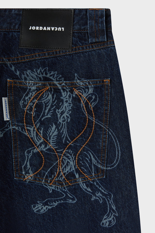 LASERED INSIGNIA DENIM TRS DARK INDIGO SW – JORDANLUCA